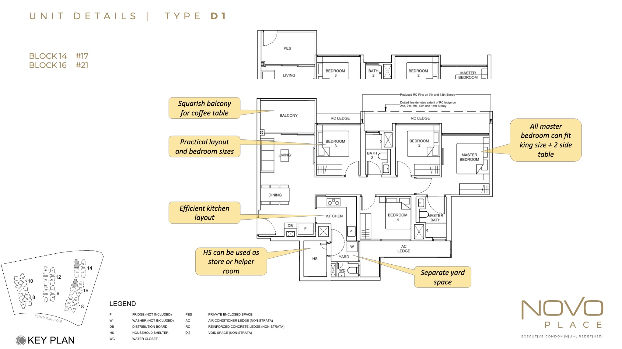 Novo Place EC Floor Plan - Novo Place EC @ Tengah - 2024
